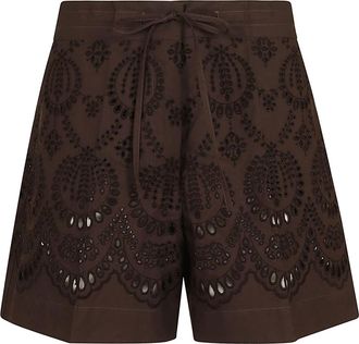 P.A.R.O.S.H. P.a.r.o.s.h., Femme, Shorts, Brun, Taille: 36 FR Cannes Bermuda Shorts