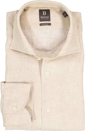 Boggi Milano Herren Hemd beige