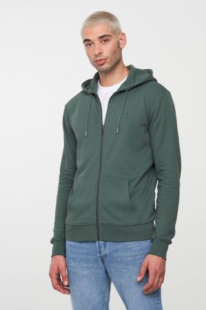 recolution Recolution Herren vegan Zip Hoodie Birch Eukalyptusgr&uuml;n