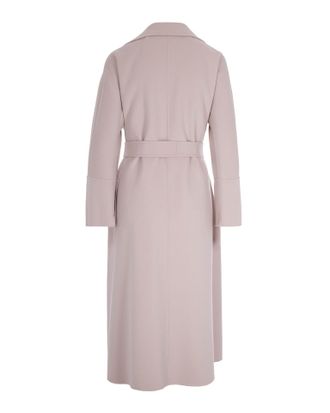 Max Mara Womens Long Wrap Coat Sand