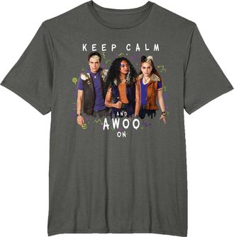Disney Channel Zombies 2 Keep Calm and Awoo On T-Shirt