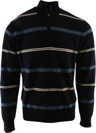 Paul & Shark Homme, Pulls, Bleu, Taille: L Pull &agrave; Demi-Zip Centre Stripe