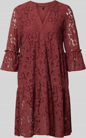 Vero Moda Loose Fit Spitzenkleid aus Baumwoll-Mix Modell HONEY