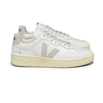 Veja V-90 O.t. Leather Sneakers - - Shoes - Herren - Wei&szlig; - 43 EU
