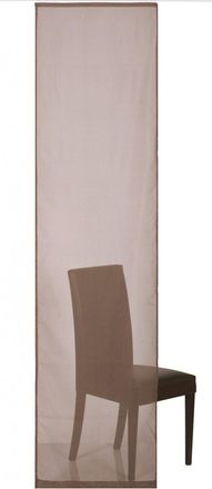 Elbersdrucke Schiebevorhang Basic Hellbraun 60 × 245 cm 60 cm 245 cm Braun
