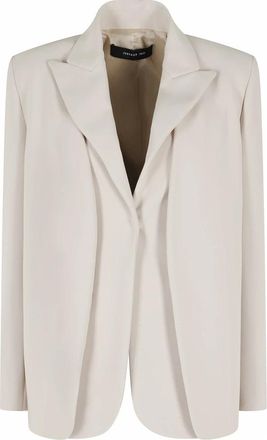 Federica Tosi Femme, Vestes, Beige, Taille: 38 FR Giacca gilet in cady - 2 pi&egrave;ces
