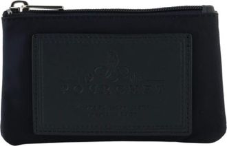 Pourchet Femme, Accessoires, Bleu, Taille: ONE Size Escale Small Coin Purse