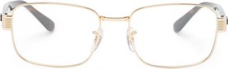 Ray-Ban lunettes de vue à monture carrée - Or