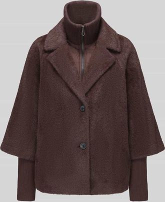 Tom Tailor Regular Fit Teddyjacke mit langen &Auml;rmeln