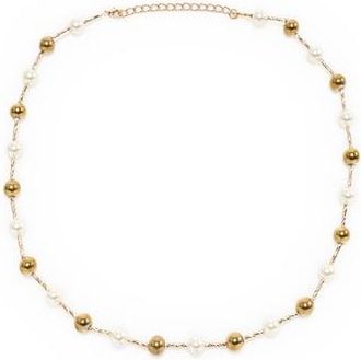 Au Printemps Paris Collier &agrave; perles