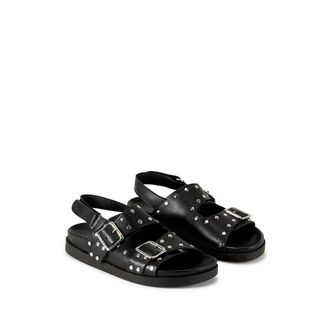 Saison 1865 Sandales Chunky en cuir de vachette