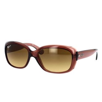 Ray-Ban unisex, Accessoires, Brun, Taille: 58 MM Lunettes de Soleil Style Papillon Polarisées
