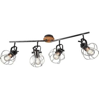 Trio Plafonnier Led 4 lampes culot E27 - Trio - Madras IV
