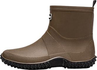 Generic Bottes de pluie tendance pour hommes et femmes, tige courte, semelle antid&eacute;rapante en plastique, bottes chaudes en caoutchouc pour femme, chaussures n