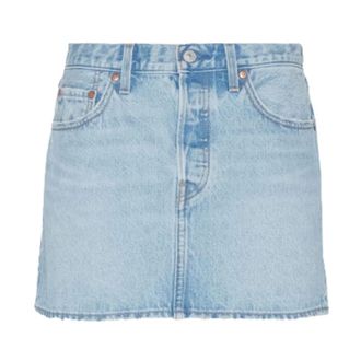 Levi's Femme, Jupes, Bleu, Taille: W26 Jupe Trapèze Iconique