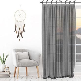 Soleil d'Ocre Verschleierung bei Nouetten, Grau, 135 x 250 cm