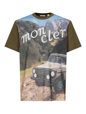 Moncler T-Shirt - Bleu Clair