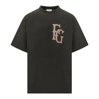 Fear of God Homme, Tops, Noir, Taille: XS Cotton Rayon SS Tee