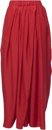 PDR Phisique Du Role Femme, Jupes, Rouge, Taille: 36 FR Jupe Maxi &agrave; Taille &Eacute;lastiqu&eacute;e