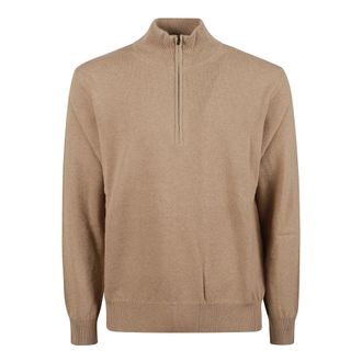 Altea Pull demi-zip - Homme - Pulls - Beige - Taille: L