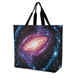Generic Constellation, Amas D&Eacute;toiles, Galaxies Sac A Main Femmes L&eacute;ger Tote Bag R&eacute;utilisable Sac &Agrave; Bandouli&egrave;re Pour Travail Shopping Voyage