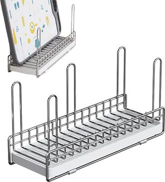 Generic Flaschen Trockenständer | Weinglasablage | Edelstahl Aufbewahrungs Abtropfhalter Platzsparend Für Küche Spülenunterschrank Gläser Tumbler