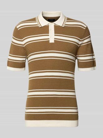 Mc Neal Slim Fit Poloshirt in Strick-Optik