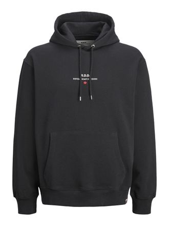 Jack & Jones Herren RDDBENJAMIN Hood Sweat L/S NOOS Kapuzenpllover, Schwarz,XL