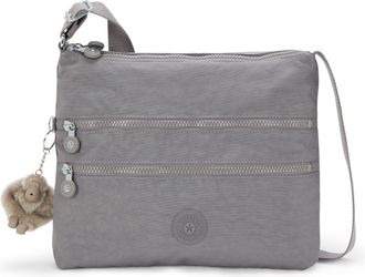 Kipling ALVAR Mittelgroße Umhängetasche, Inviting Grey (Grau)