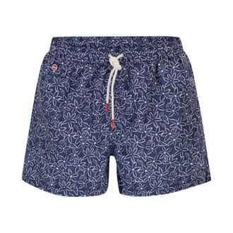 Kiton Badeshorts mit Blumenprint - - Swimwear - Herren - Blau - XL