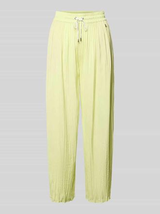 Marc Cain Pull-on-Hose mit Plisseefalten mit Tunnelzug