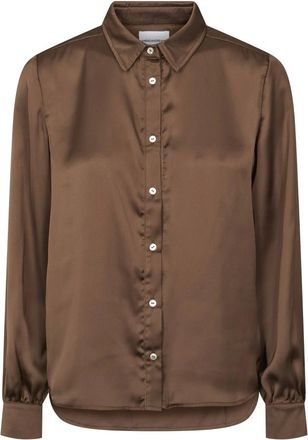 Americandreams Americandreams, Femme, Blouses et Chemises, Brun, Taille: 44 FR Ami Shirt
