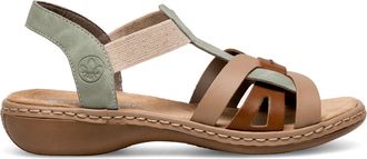 Rieker Sandalen Rieker 65918-52 Gr&uuml;n