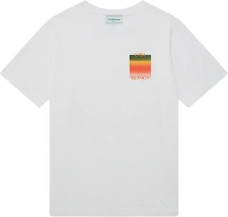 Casablanca Homme, Tops, Blanc, Taille: XL TShirt MC