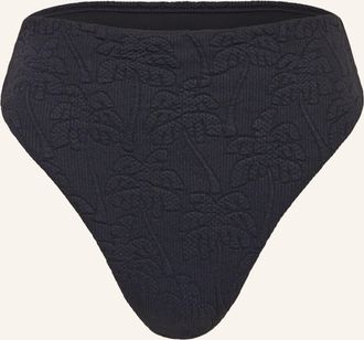 Farm Rio Farm Rio High-Waist-Bikini-Hose Black Palm Trees schwarz