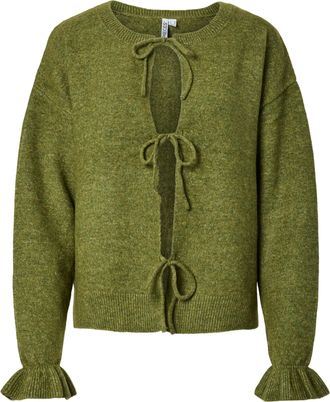 Pieces Pcsally Rev Frill Cardigan Knit Noos Bc