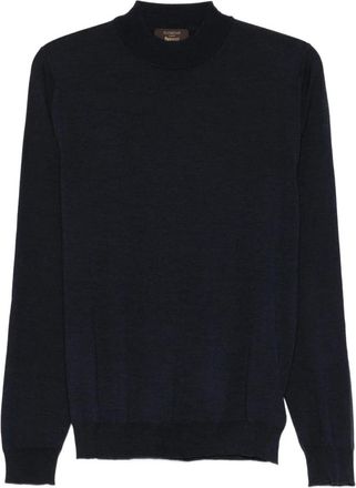 Zanone Homme, Pulls, Bleu, Taille: 2XL Lupetto