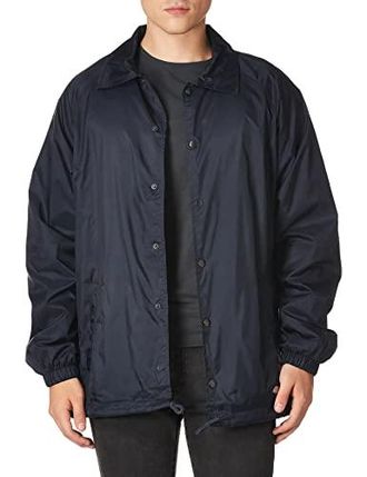 Dickies 76-242 Veste Nylon Snap Front, Medium, Dark Navy