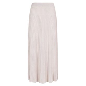 Roberto Collina Femme, Jupes, Beige, Taille: 36 FR Jupe Longue