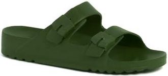 Scholl Chaussons dété Homme BAHIA MAN Couleur Vert Taille 42, vert, 42 EU