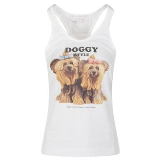 Stella McCartney &Auml;rmelloses Top - - Tops - Damen - Wei&szlig; - M