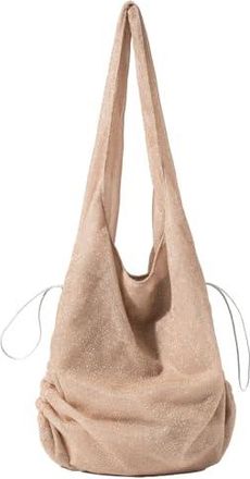 Generic Sac cabas pour femme, sac cabas scintillant &agrave; cordon, sac bandouli&egrave;re, pochette de soir&eacute;e, sac &agrave; poign&eacute;e sup&eacute;rieure, sac de voyage, de travail ou de r