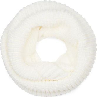 styleBREAKER Écharpe unisexe en tricot fin, écharpe tubulaire unie, écharpe dhiver en tricot à côtes fines, écharpe loop 01018112, couleur:Blanc