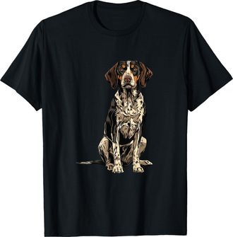 Whyitsme Design Bluetick Coonhound-Hunde-Illustration T-Shirt