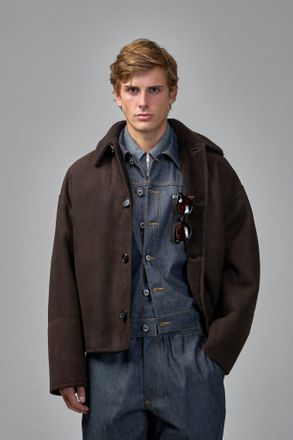 Bottega Veneta Jacket Felted Merinos Shearling