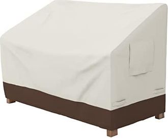 Amazon Basics Abdeckung für 2-Sitzer, Bank, Beige, Hellbraun
