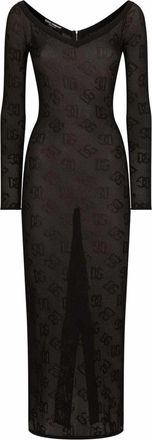 Dolce & Gabbana Maxikleid - Schwarz