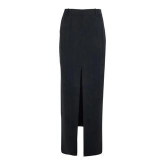 Tom Ford Crepe Envers Satin Tailored Rock - - Skirts - Damen - Schwarzk - XS