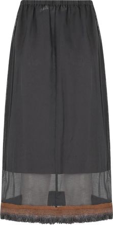 Tela Ophelia Rock - - Skirts - Damen - Schwarzk - XL