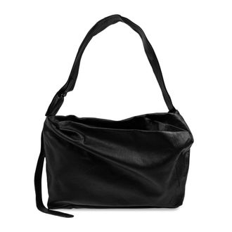 Yohji Yamamoto Puff Leder Schultertasche - - Bags - unisex - Schwarzk - ONE SIZE